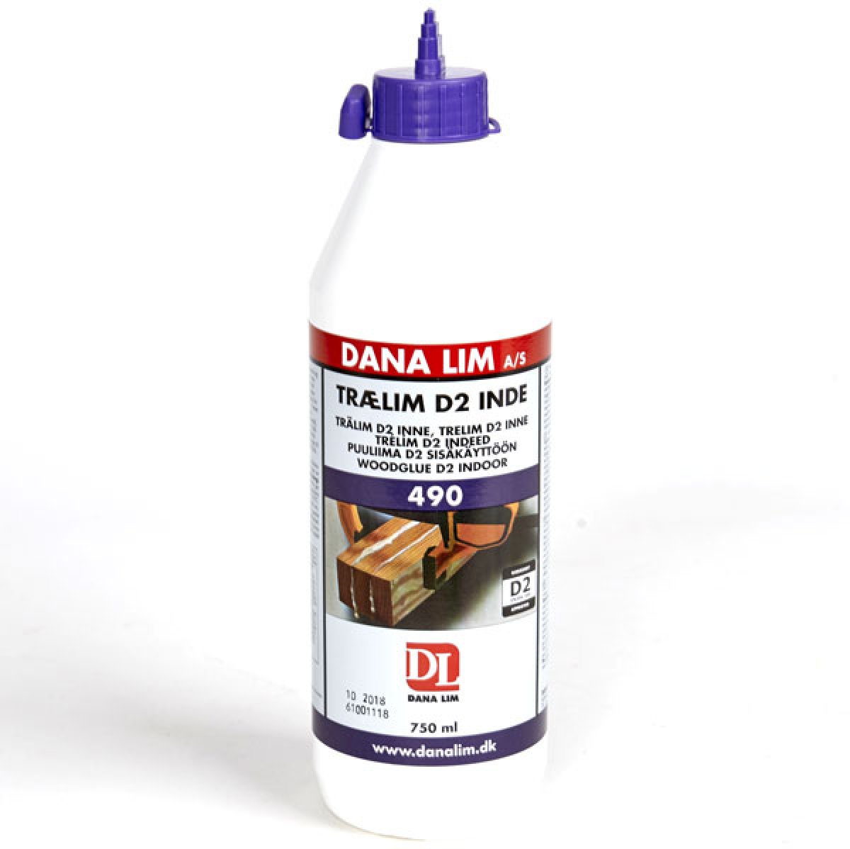 Dana Lim Trälim 490 D2 Inomhus – Limmar Trä, Tyg, Flera Plaster – PaintPro